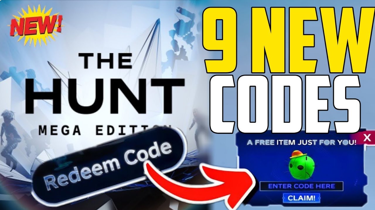 UPDATE ⚠️* ROBLOX THE HUNT: MEGA EDITION CODES 2025 | MEGA EDITION CODES | FREE ITEMS - YouTube