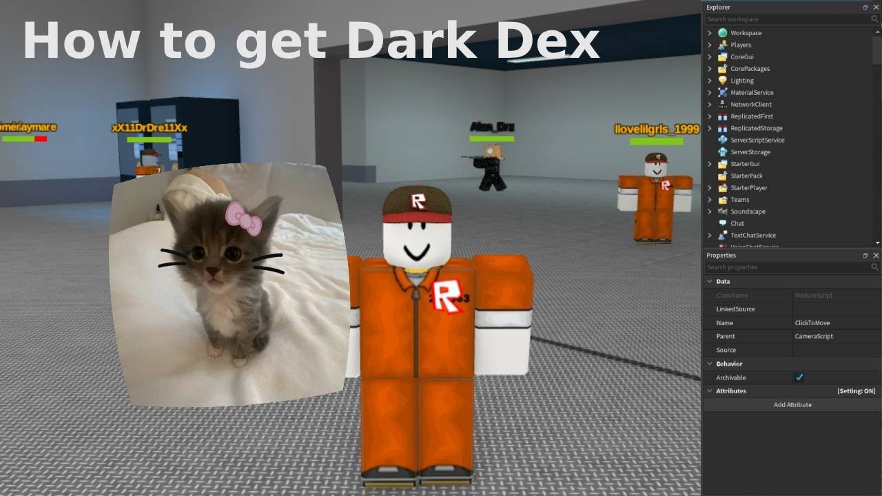 How to get dex script - ROBLOX 2025 - YouTube
