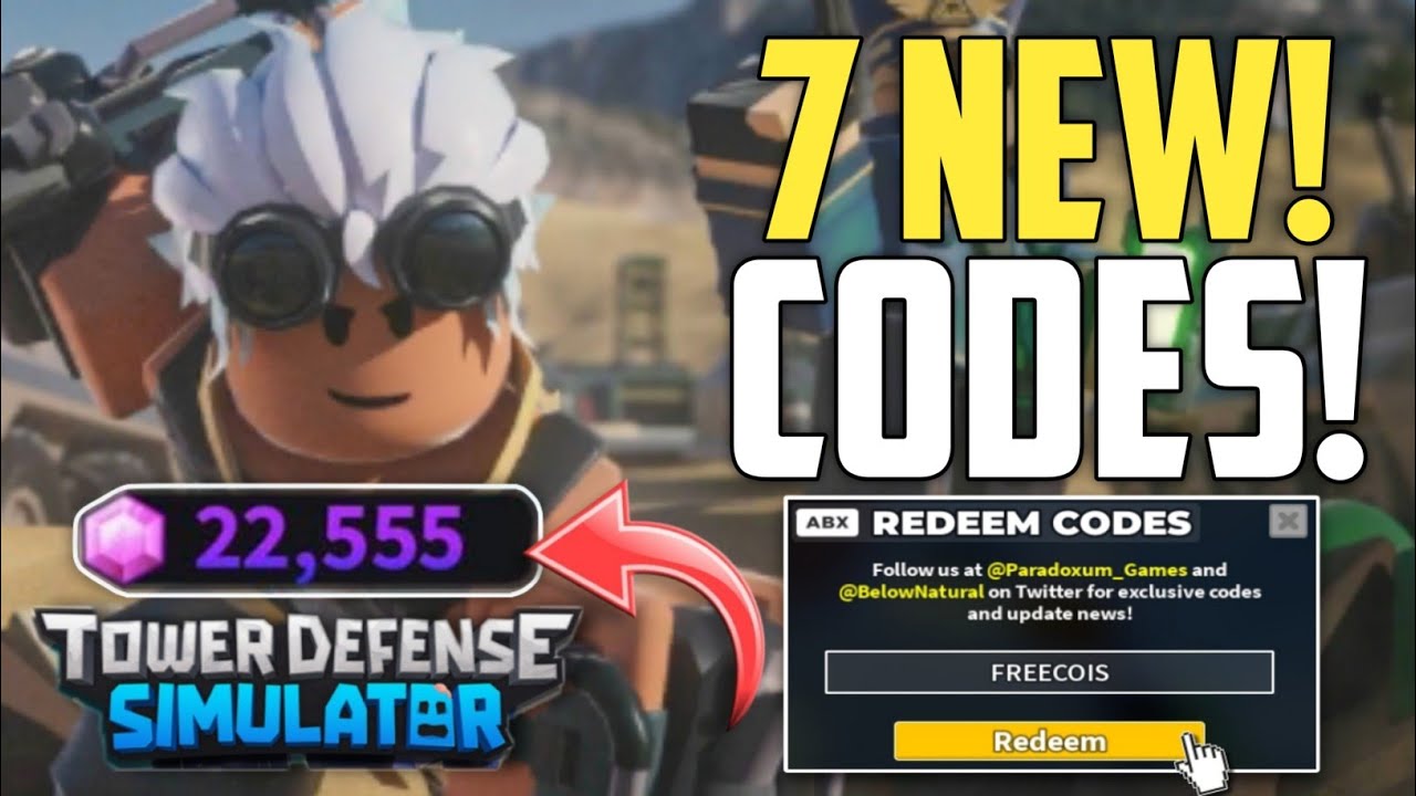 *NEW CODES!* TOWER DEFENSE SIMULATOR ROBLOX CODES IN 2024 - TOWER DEFENSE SIMULATOR CODES - TDS ...