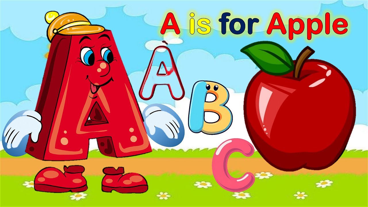 A For Apple | ABC Song | Nursery Rhymes and Baby song | ABCD Song ...