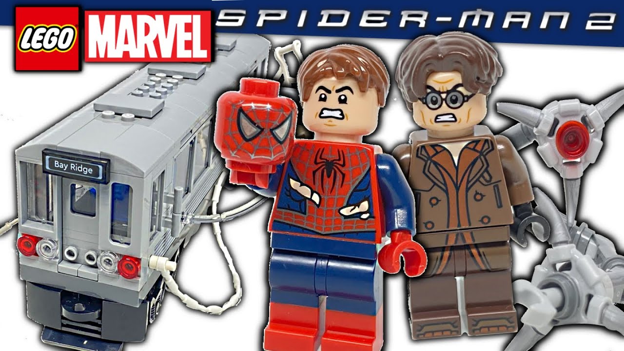 LEGO Marvel Spider-Man 2 Doc Ock Subway Train Scene EARLY REVIEW ...