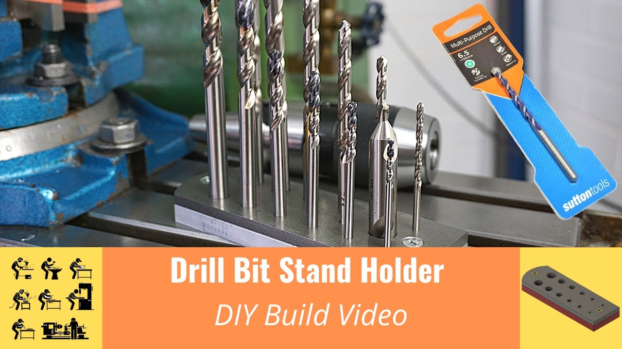 Drill Bit Stand - Organise your common size drill bits. - YouTube