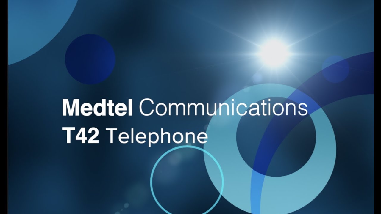 Medtel T42 Telephone Training - YouTube