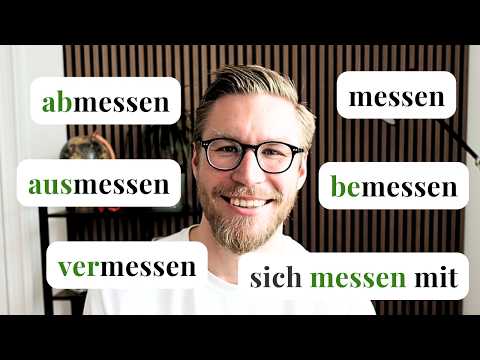 Wörter mit MESSEN: angemessen, ermessen, sich messen mit... | B2/C1