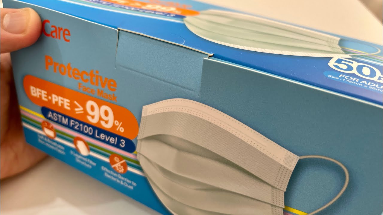 UniproCare Protective Face Mask for Adult Unboxing and How to use it ...