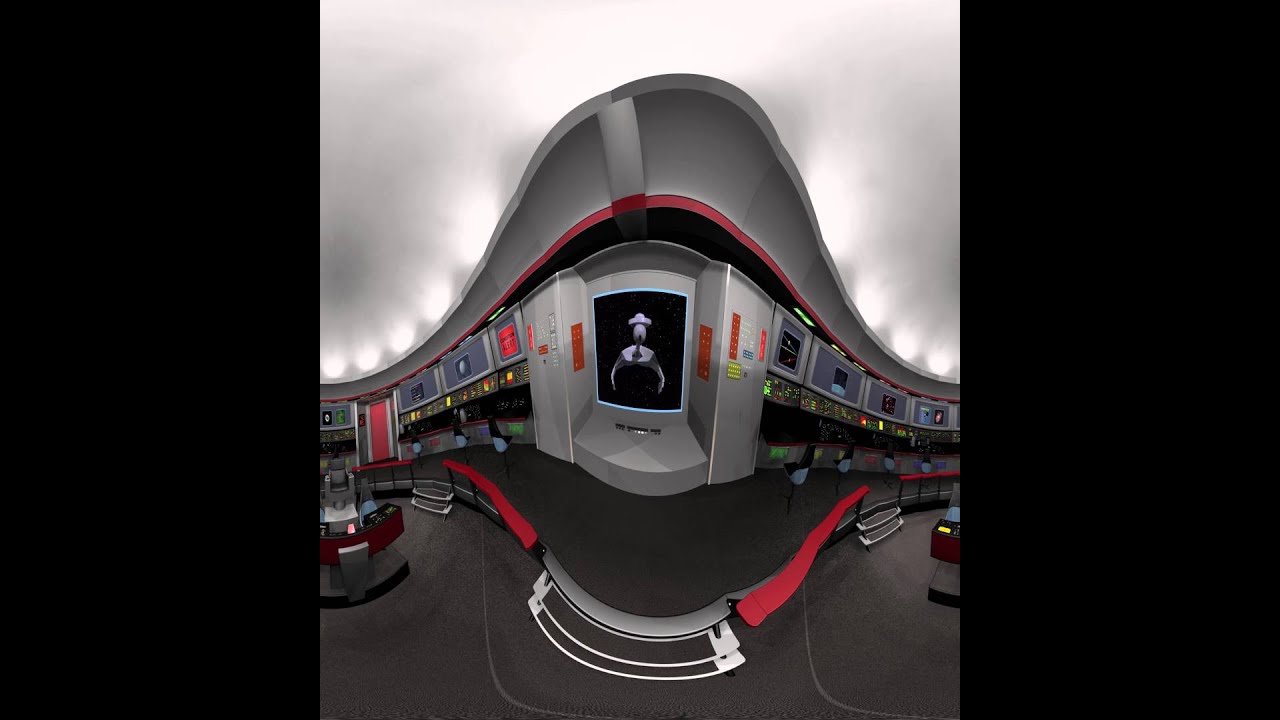 Star Trek TOS Bridge 1920x2160 2D & 360x180 VR - YouTube