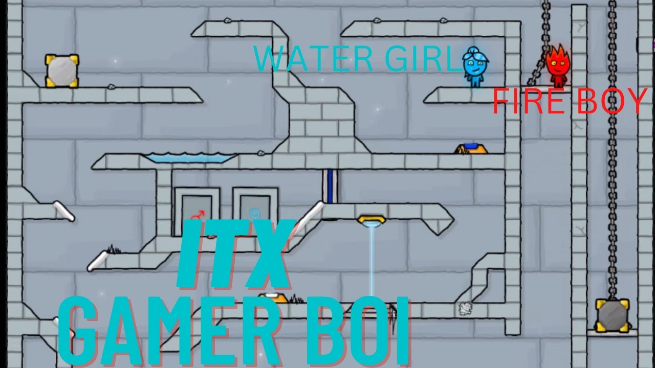 THIS GAME IS BELOW YOUR MIND l FIREBOY AND WATER GIRL GAMEPLAY 13 l FT ...