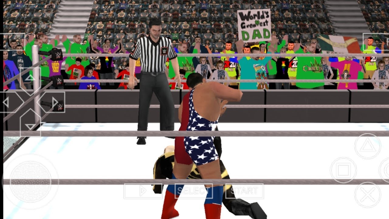 WWE 2K20 Gameplay ppsspp || Smakdown Arena Match || ppsspp || #wwe2k20 ...