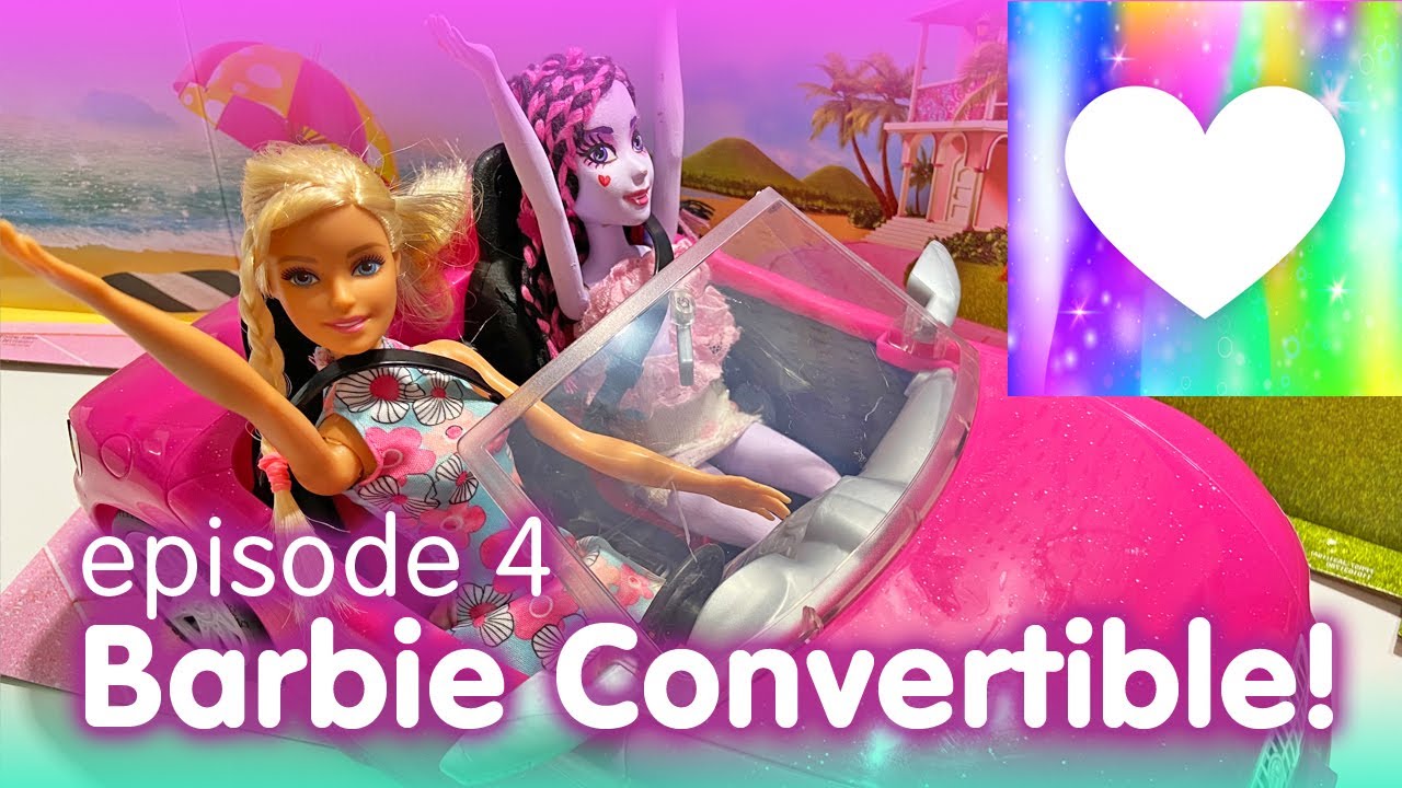So Cool! Barbie Convertible unboxing - YouTube