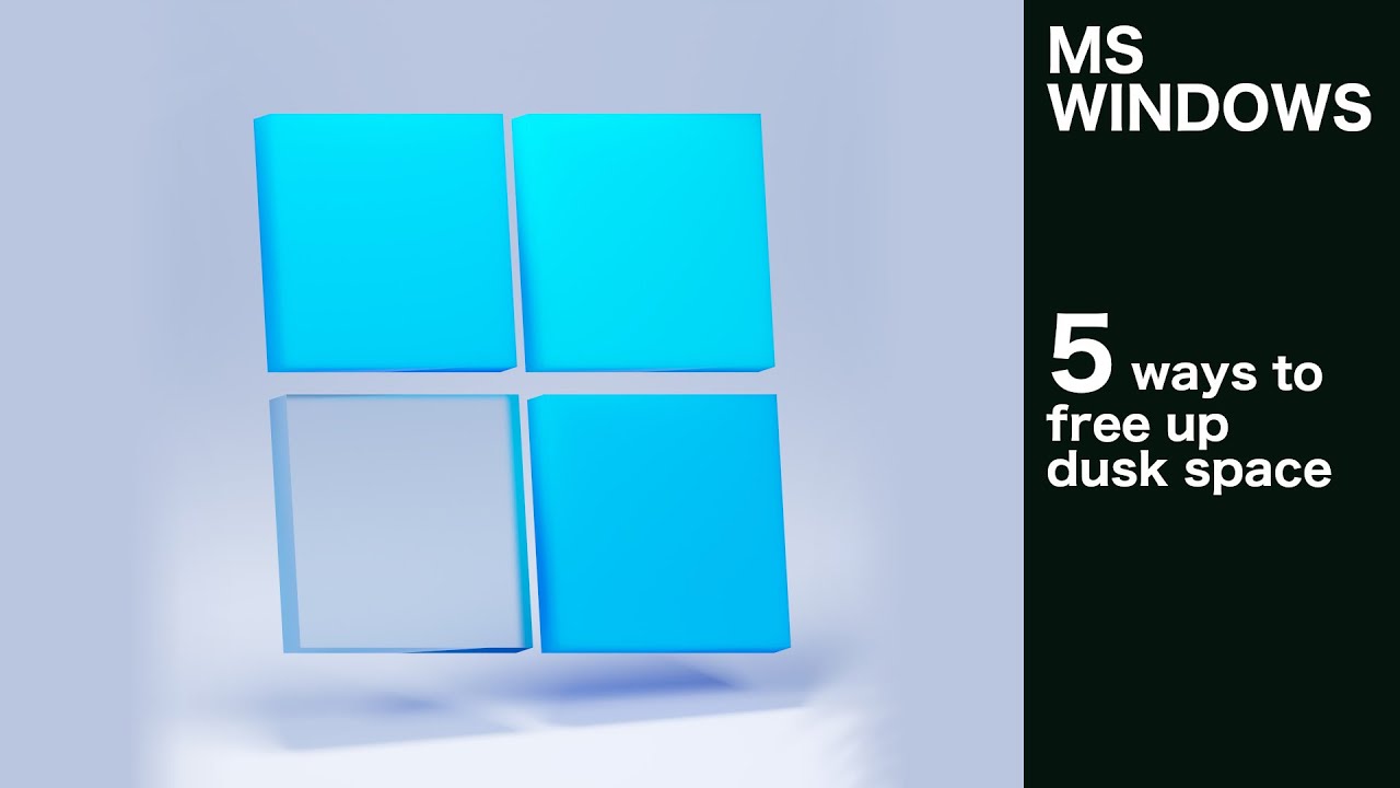 Windows 10: Out of Disk Space? See 5 ways to free up disk space - YouTube