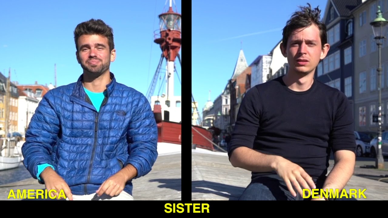 Danish Sign Language V.S. American Sign Language (49 Words) - YouTube