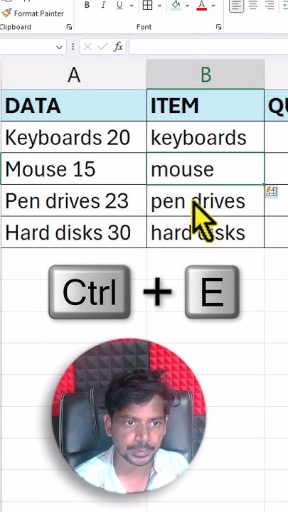 Text and Numbers Split in MS Excel in Telugu #msexcel #telugututorials #excel365 #exceltips # ...