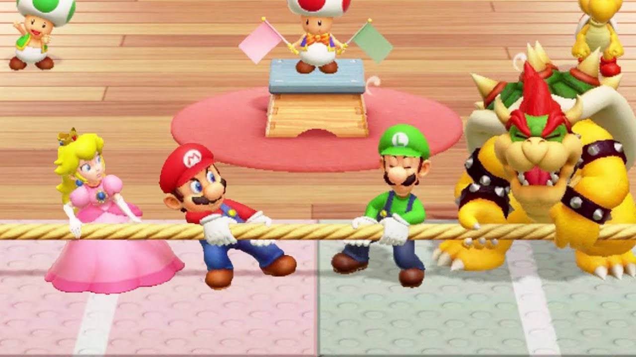 Super Mario Party - All Team Minigames - YouTube