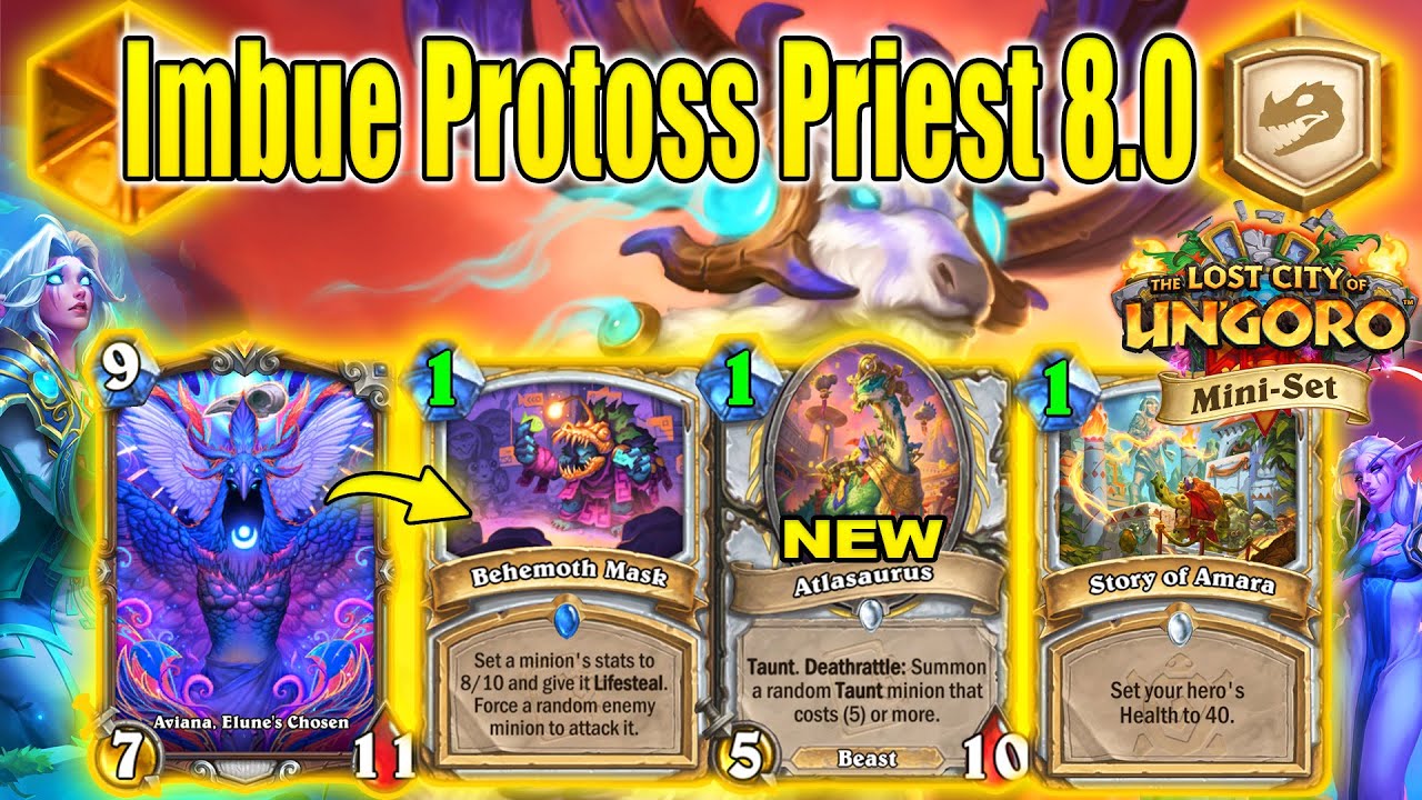 Imbue Protoss Priest 8.0 Deck With NEW OP Cards At The Lost City of Un ...