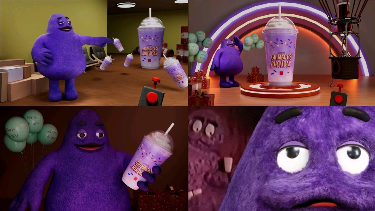 Grimace Monster Scary Survival - Full Game - Grimace's Birthday (iOS ...