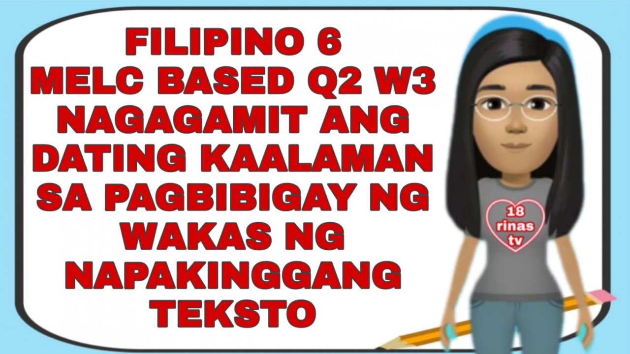 FILIPINO 6 QUARTER 2 WEEK 3 - YouTube