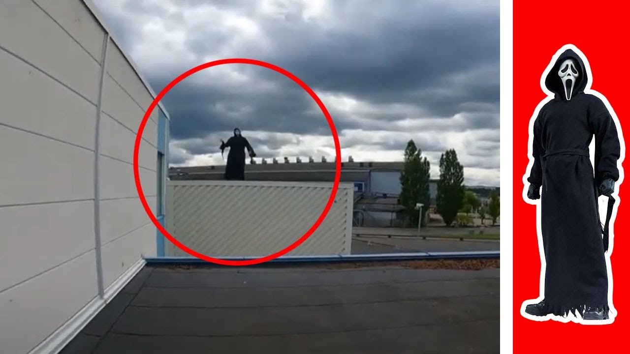 GHOST FACE Captado en Camara en la vida real - YouTube