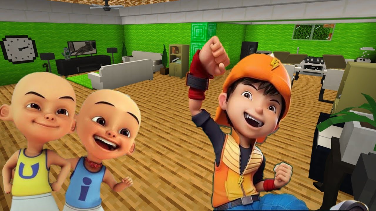 Boboiboy dan Upin Ipin Mendekorasi Rumah!! - YouTube