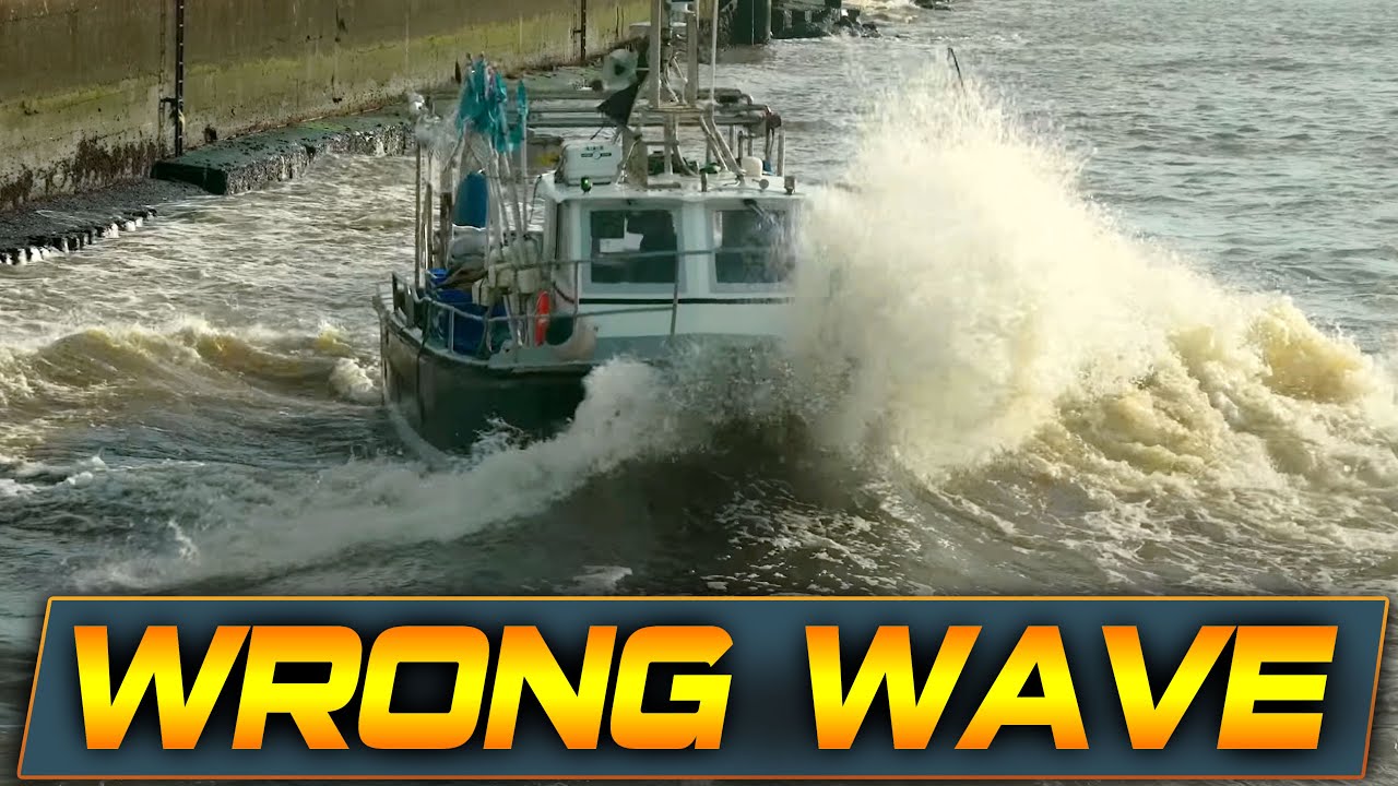 BOAT STRUGGLES IN MONSTER WAVES! DANGEROUS INLET | Boat Zone - YouTube