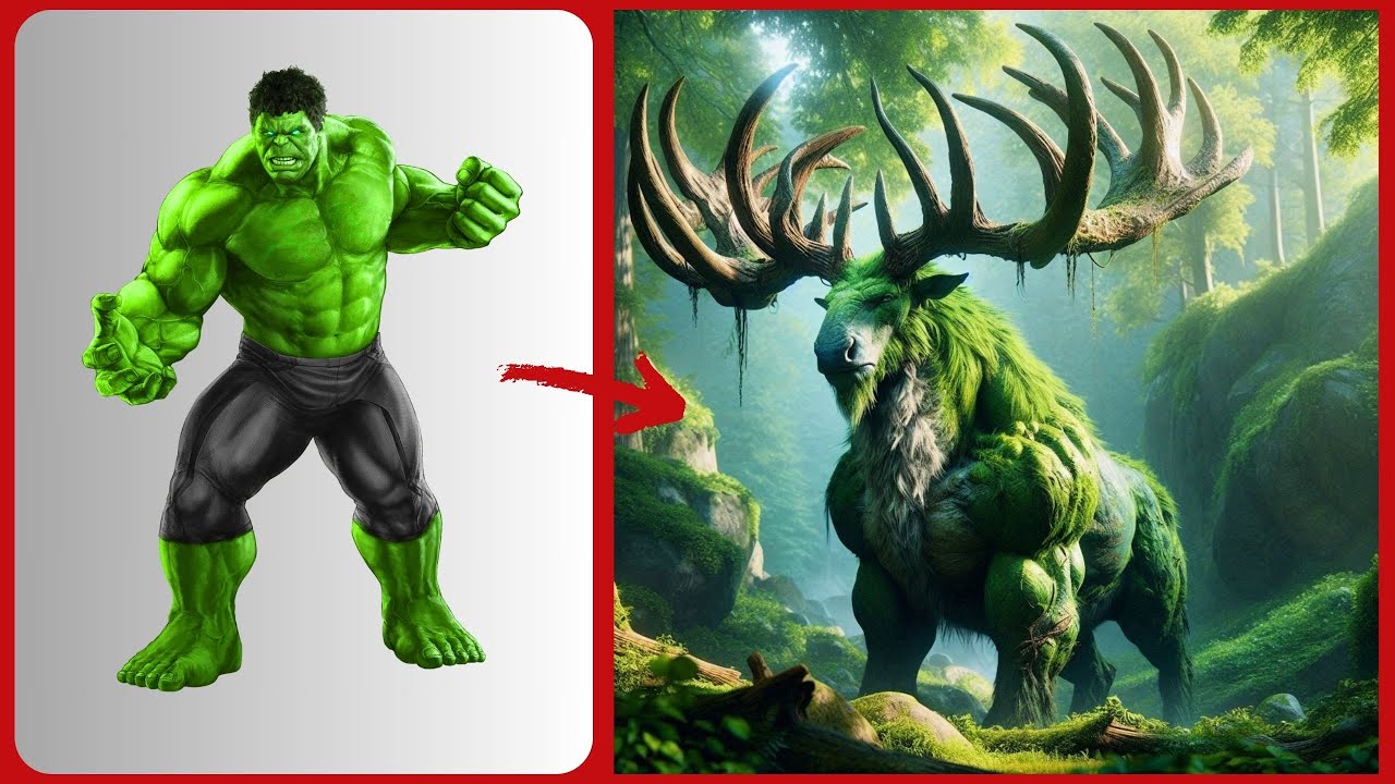 SUPERHERO but SUPER DEER VENGERS 🦌🦌LL Characters (Marvel & DC) 2025 🔥⚡ ...