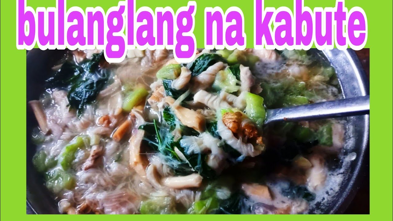 Bulanglang na kabute (mushroom recipe) my sweet lovely elay - YouTube