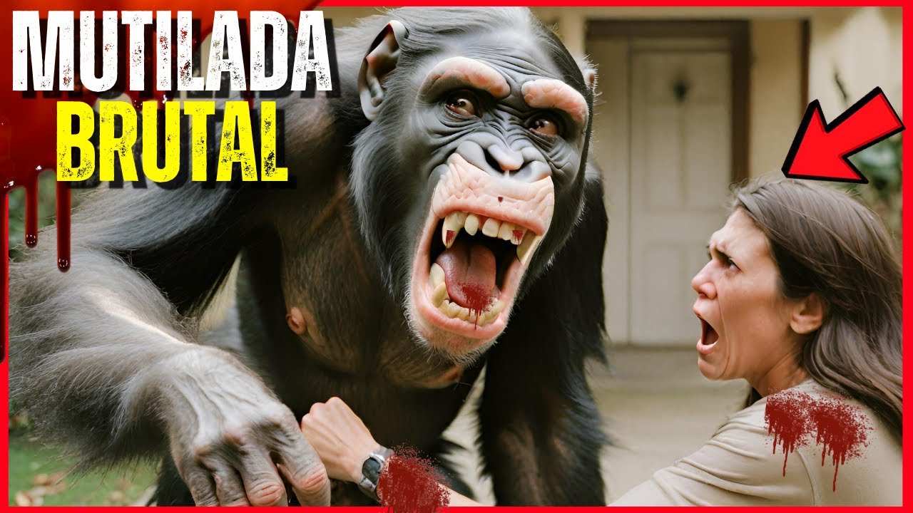 Los ATROCES ULTIMOS MINUTOS de CHARLA NASH- TRAVIS el CHIMPANCÉ ASESINO ...
