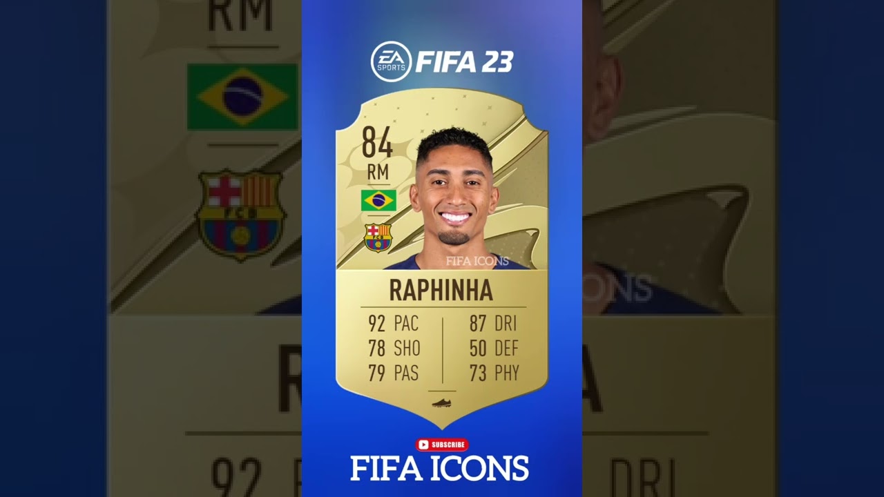 Raphinha NEW CARD IN FIFA 23🤩 #raphinha #fifa23 - YouTube