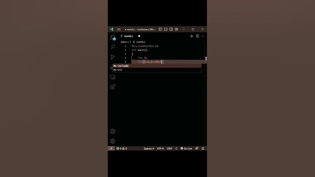 7 Using For Loop Cprogramming Coding Shorts Codewithharry