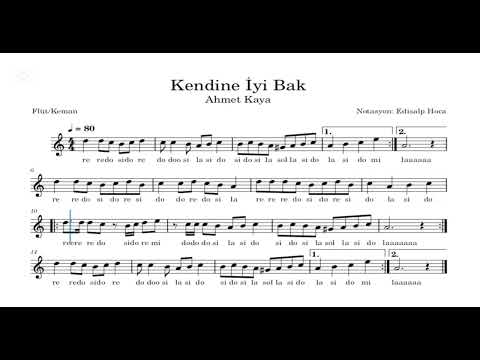 Kendine İyi Bak - Ahmet Kaya Flüt/Keman