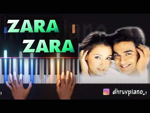 ZARA ZARA / VASEEGARA || 🎹 Piano Tutorial + Sheet Music (with English ...