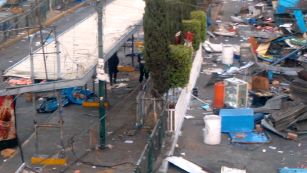 Así quedó el paradero del metro constitución de 1917 - YouTube