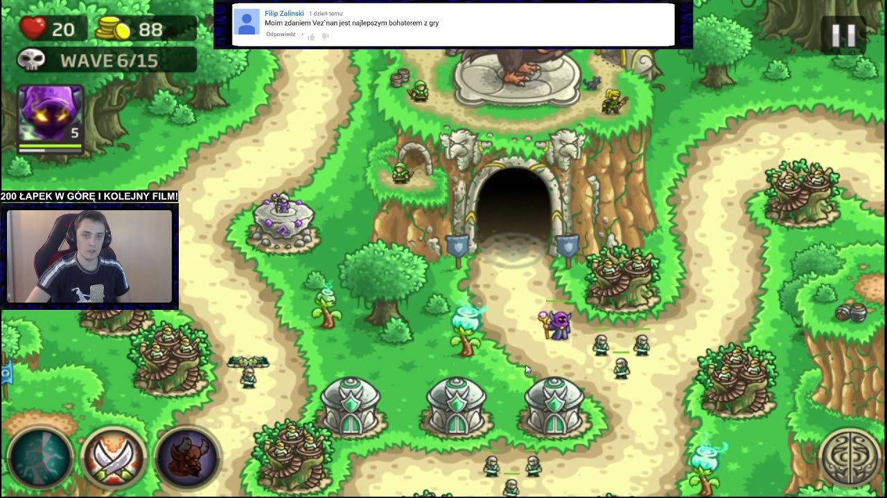 KINGDOM RUSH ORIGINS PO POLSKU #4 | VEZNAN MOCNY? - YouTube