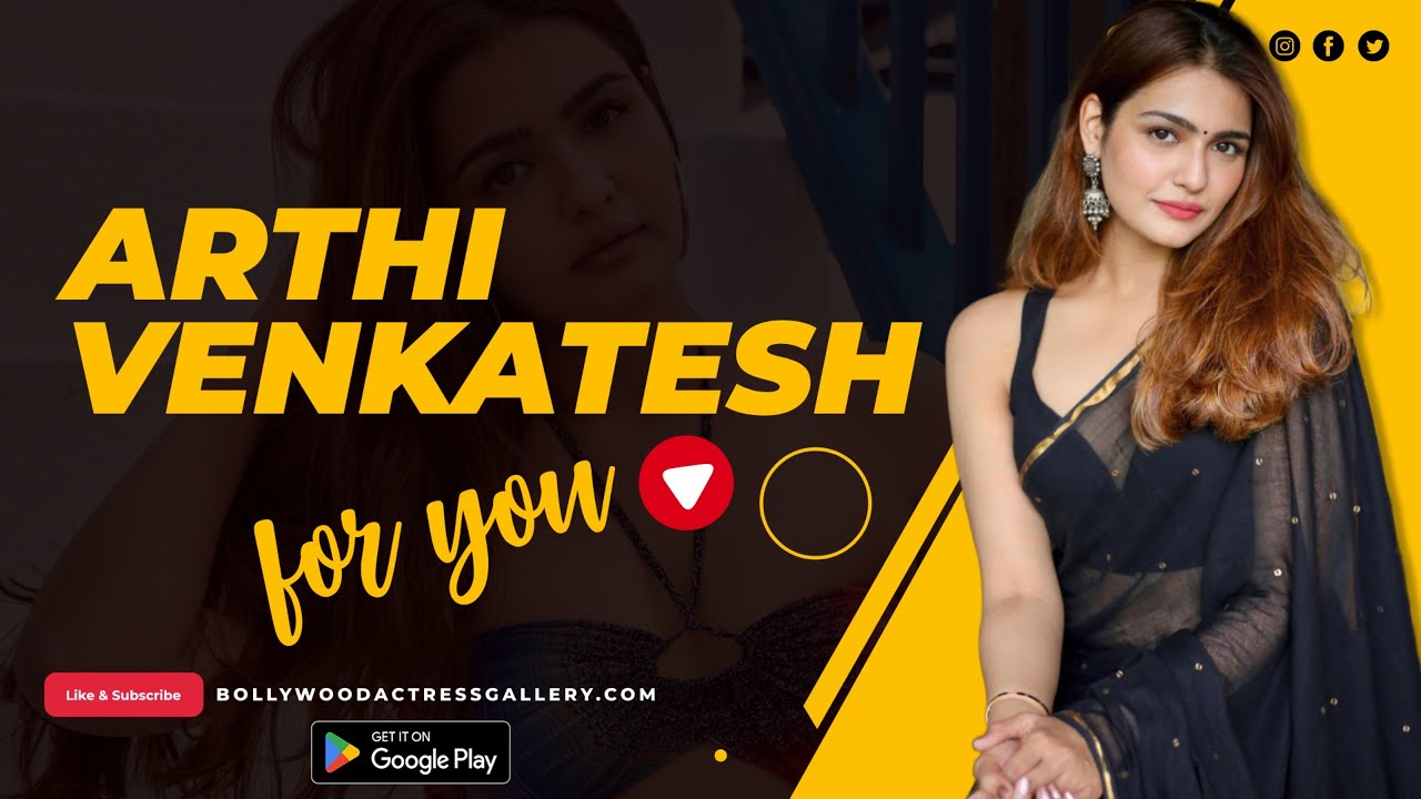 Get To Know Tamil Movie Star and model Arthi Venkatesh 💕 In This ...