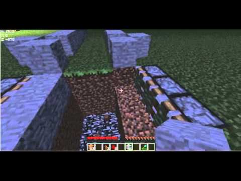 Minecraft tutorial: Easy pitfall trap - YouTube
