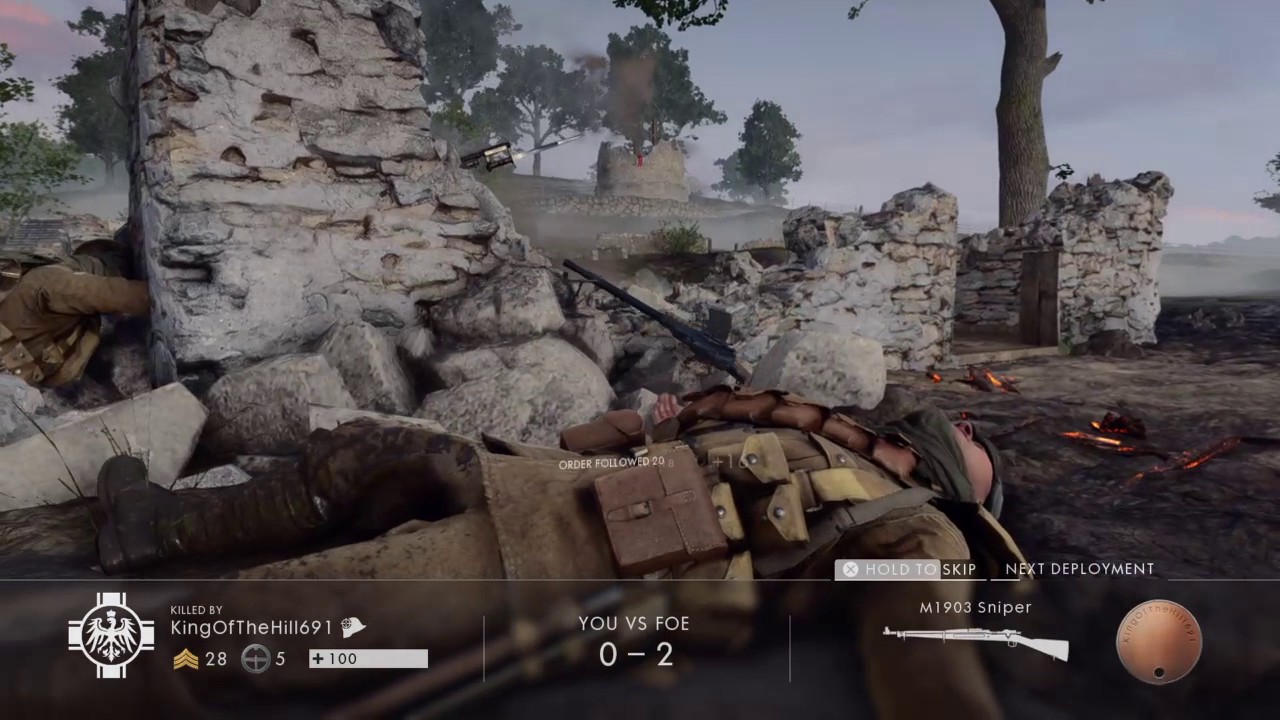 Close call Bf1 with squad - YouTube