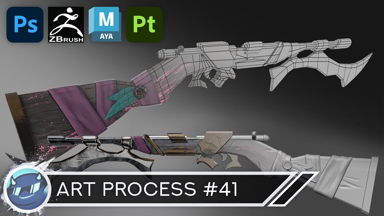 Witch Gun | Full 3D Process - YouTube