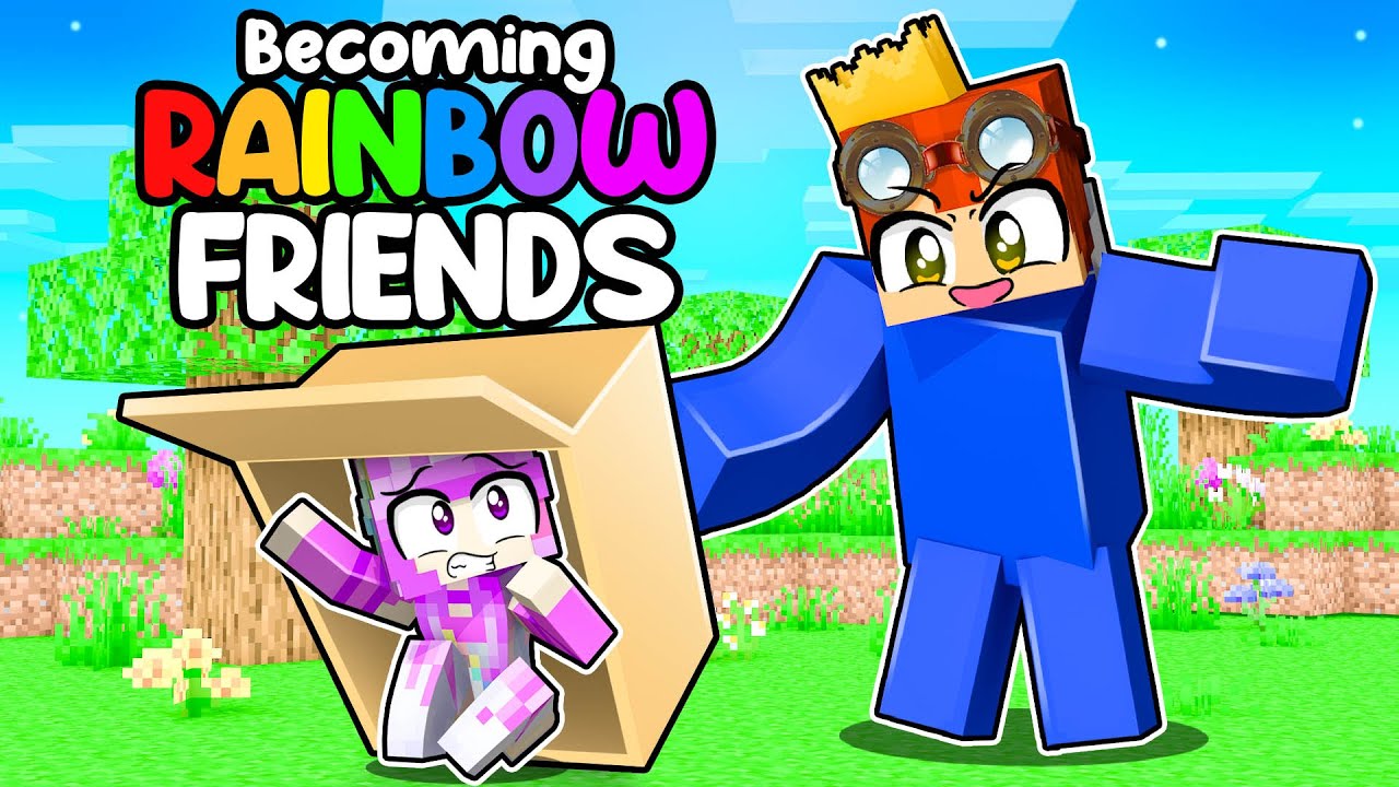 Transforming Into Roblox RAINBOW FRIENDS in Minecraft! - YouTube