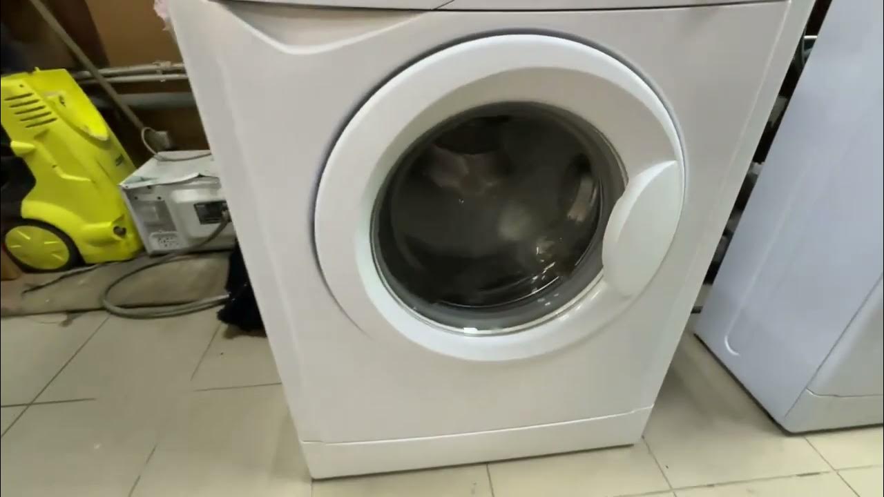 Стиральная машина Indesit 30 см с гарантией - YouTube