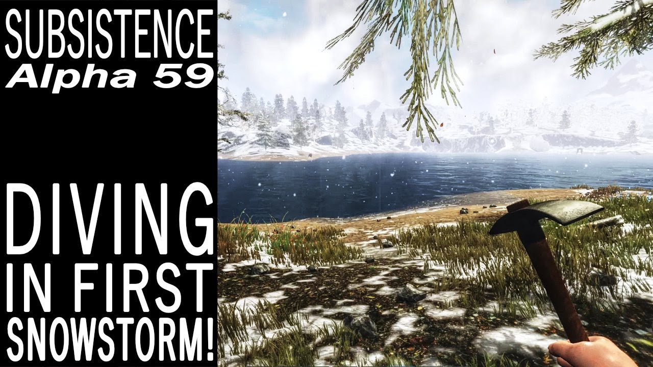 Diving In First Snowstorm! | Subsistence Single Player Gameplay | EP ...