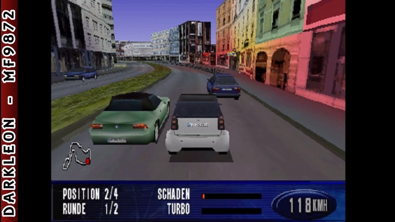 PlayStation - A2 Racer II - Autobahn Raser II (1998) - YouTube
