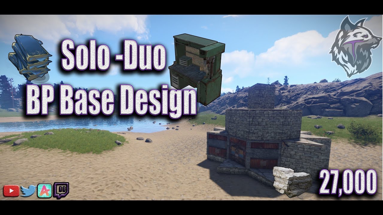 RUST BASE DESIGN Solo Duo Base - BP Update Devblog 180 - YouTube