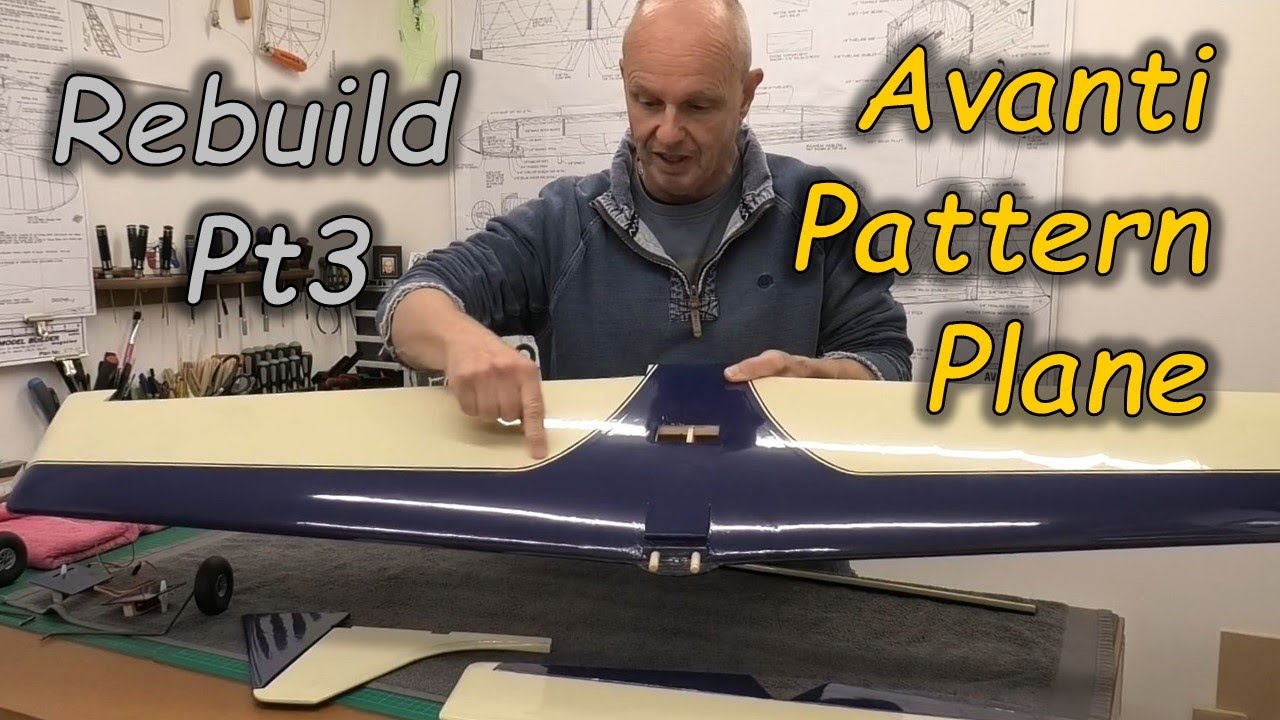 Avanti Pattern Plane - The Rebuild: Pt 3 Wings Covering & Mock Up - YouTube