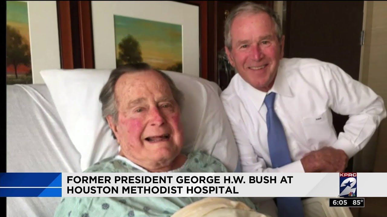 Former President George Hw Bush In Texas Hospital