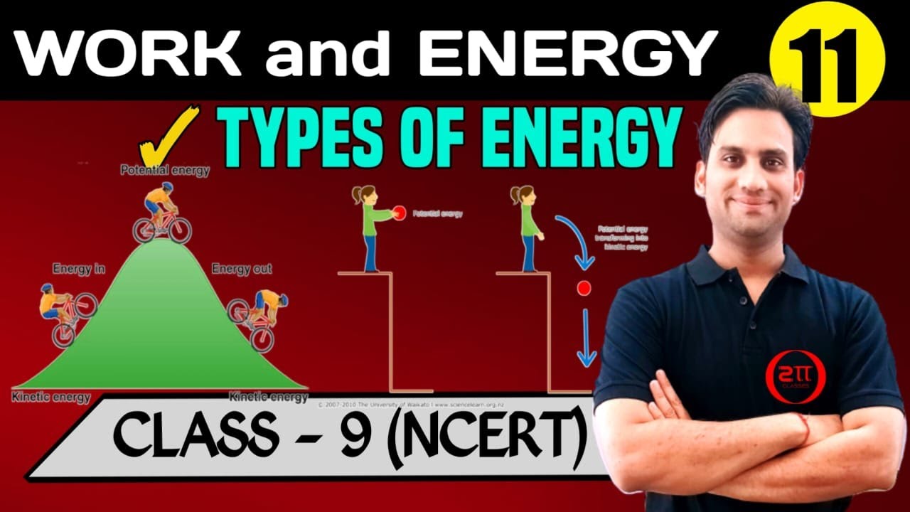 Types of Energy : Work & Energy Class 9 Physics Chapter 11 | Kinetic ...