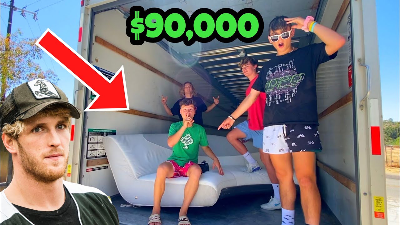We stole the $90,000 Logan Paul couch...*Soloflow & Jack Doherty* - YouTube