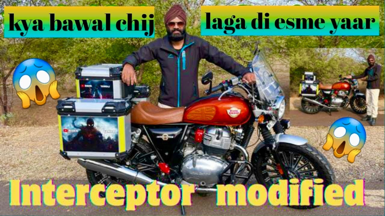 Interceptor 650 full modification 😱|| interceptor touring ready || इसके ...
