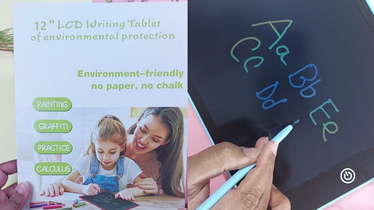 Writing ABC on Erasable Magic Tab || educational items for kids ...