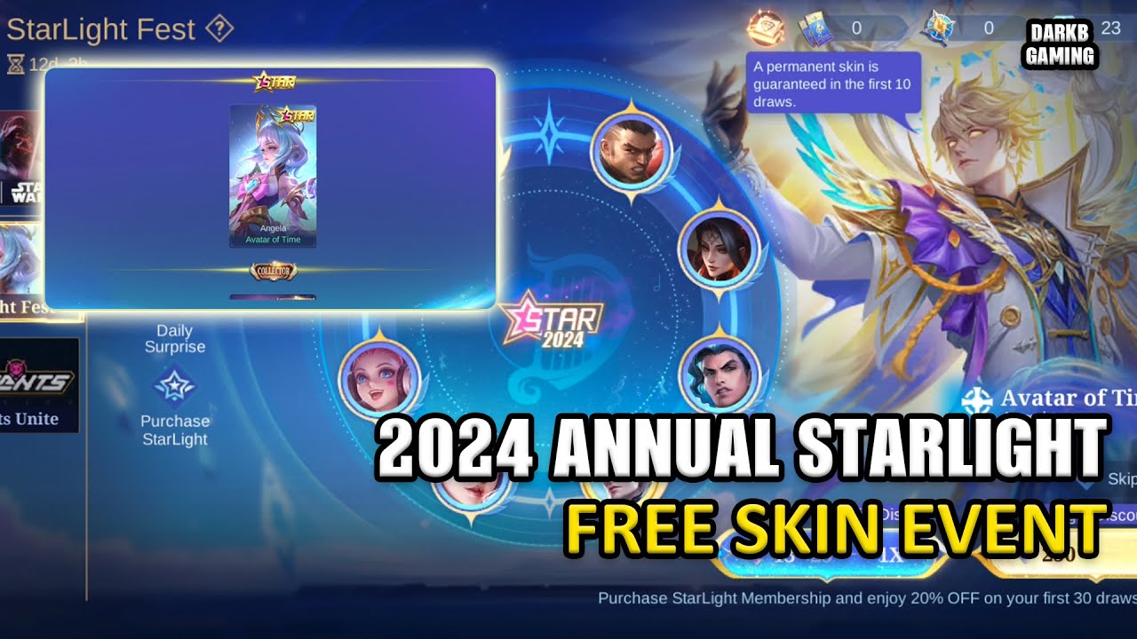 2024 Annual Starlight Fest Free Skin Event | Vale Annual Starlight Skin ...