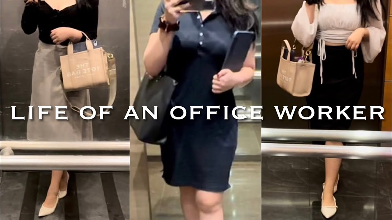 ☕️ Life of an office worker in Singapore + work outfits - YouTube