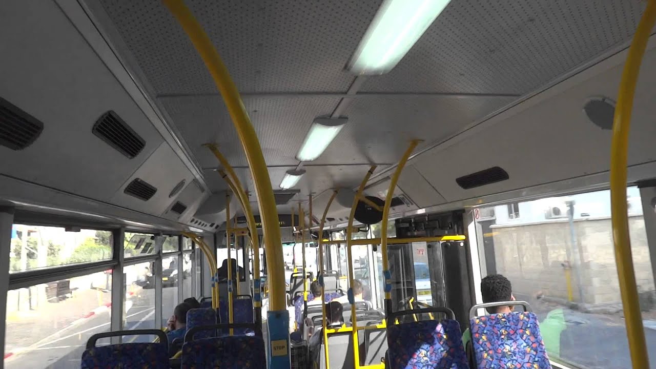 MAN NL313F bus #7574 Dan Bus Company with voice announcements on route ...